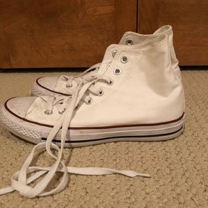 Converse | Shoes | White High Top Converse | Poshmark
